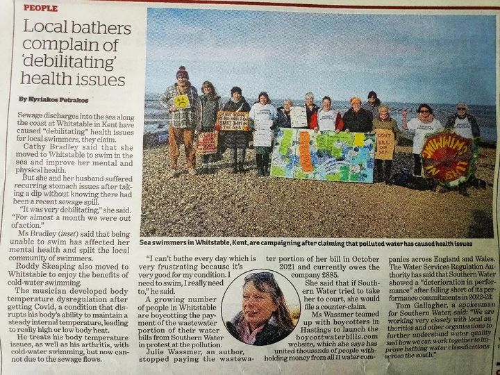 Three features in the “i” newspaper as our Boycott Water Bills movement ...