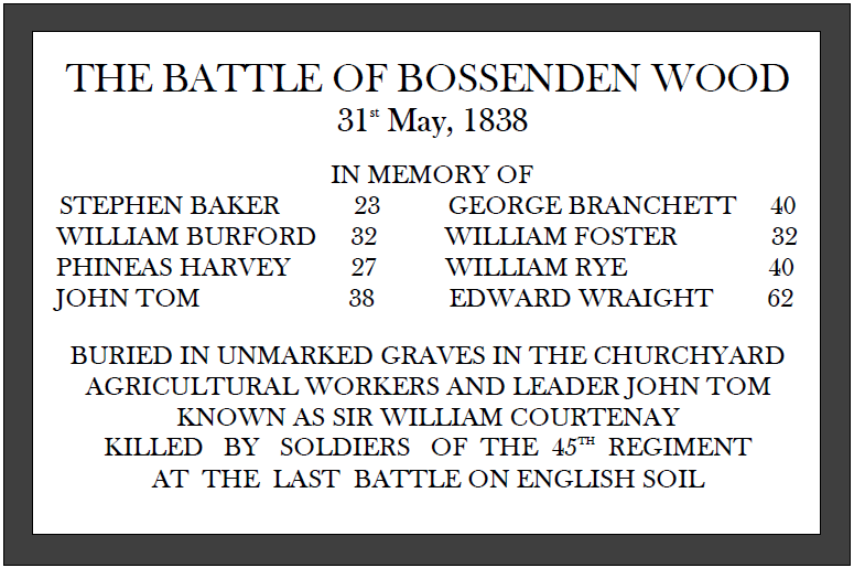 The Battle of Bossenden Wood Memorial Project – Whitstable Views